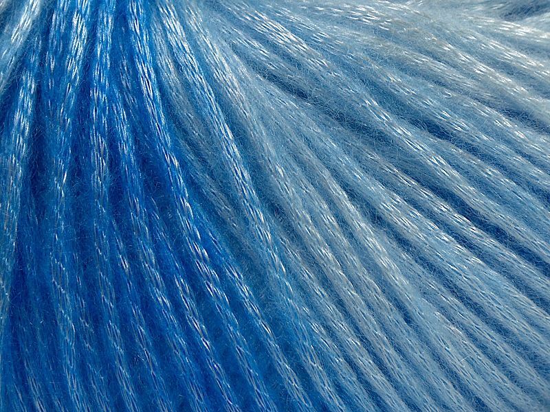 Ice PICASSO Yarn #68985 BLUE SHADES SOFT COLORFUL & SELF STRIPING 50 ...