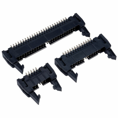 TruConnect DS1011-14 SBSIB7 14 Way Idc Straight Latched PCB Plug 2.54mm ...