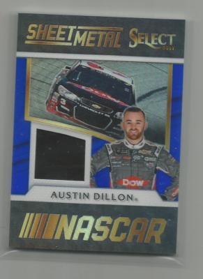 2017 Select AUSTIN DILLON Sheet Metal Blue Prizm 022/199 | eBay