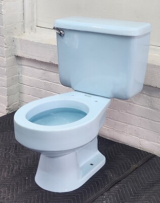 American Standard blue toilet Vintage Bathroom | eBay