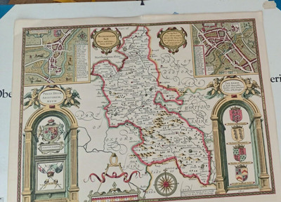 Pre-1900 - Reproduction John Speed Map