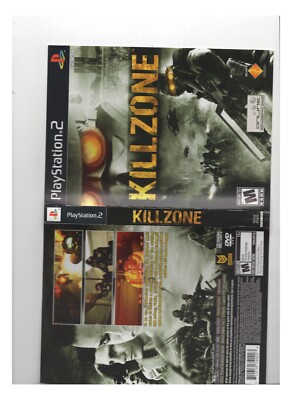 Killzone PS2 ARTWORK ONLY Authentic Original | eBay