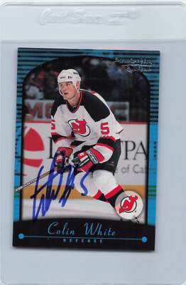 2000/01 Topps Premier Plus #134 Colin White Devils Signed Auto *G1052 ...