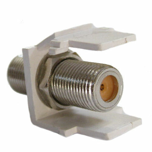 F type Keystone Jack 3Ghz High Speed Insert Wall Plate Coax Connector ...