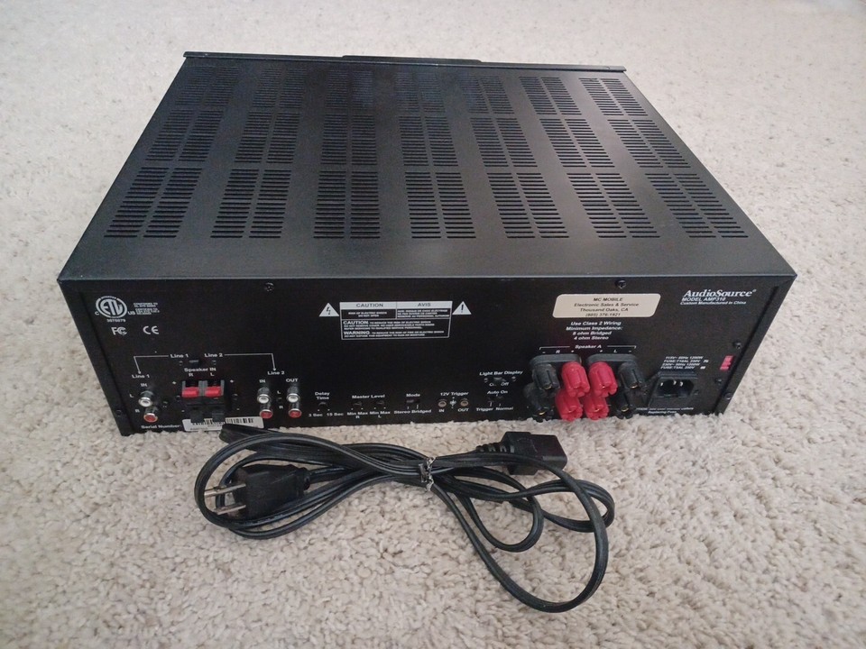AudioSource AMP 310 AMP310 Stereo Amplifier, Extensively Serviced | eBay