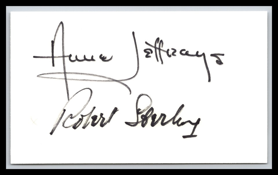 Robert Sterling - Actor - 3x5 Card - Signed / Autograph | eBay