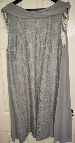 Jacques Vert Grey 'Barbara' Mother of The Bride Dress Size 20 Wedding ...