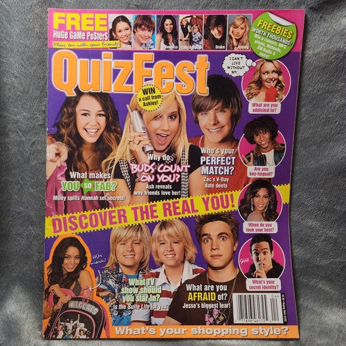 Quizfest Magazine April 2007 Jonas Brothers~Miley Cyrus~Dylan & Cole | eBay