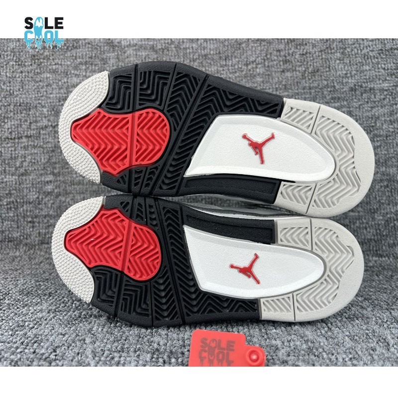 Nike Air Jordan 4 Retro OG White Cement PS PRESCHOOL Shoes IB4388-100 ...