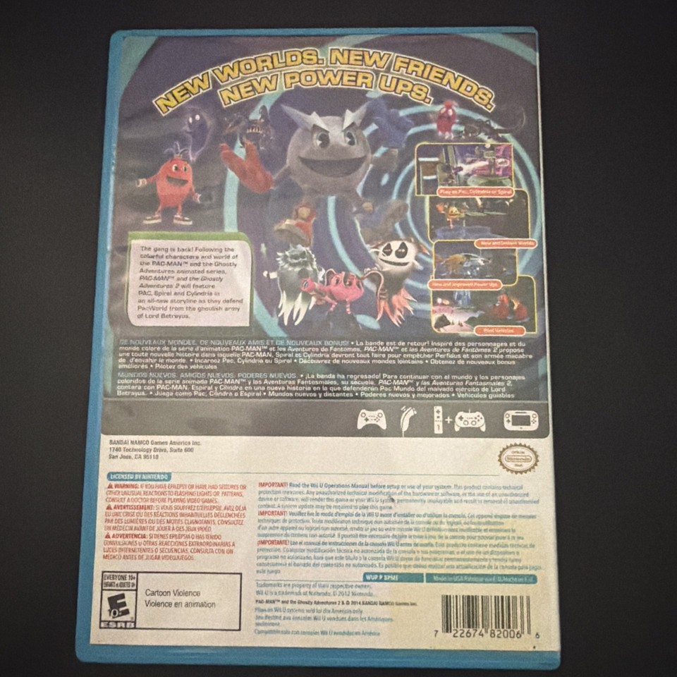 Pac-Man and the Ghostly Adventures 2 (Nintendo Wii U, 2014 ...