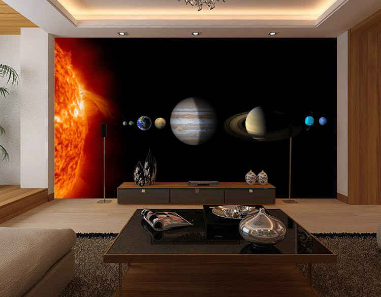 Solar System Ceiling Wallpaper | Shelly Lighting