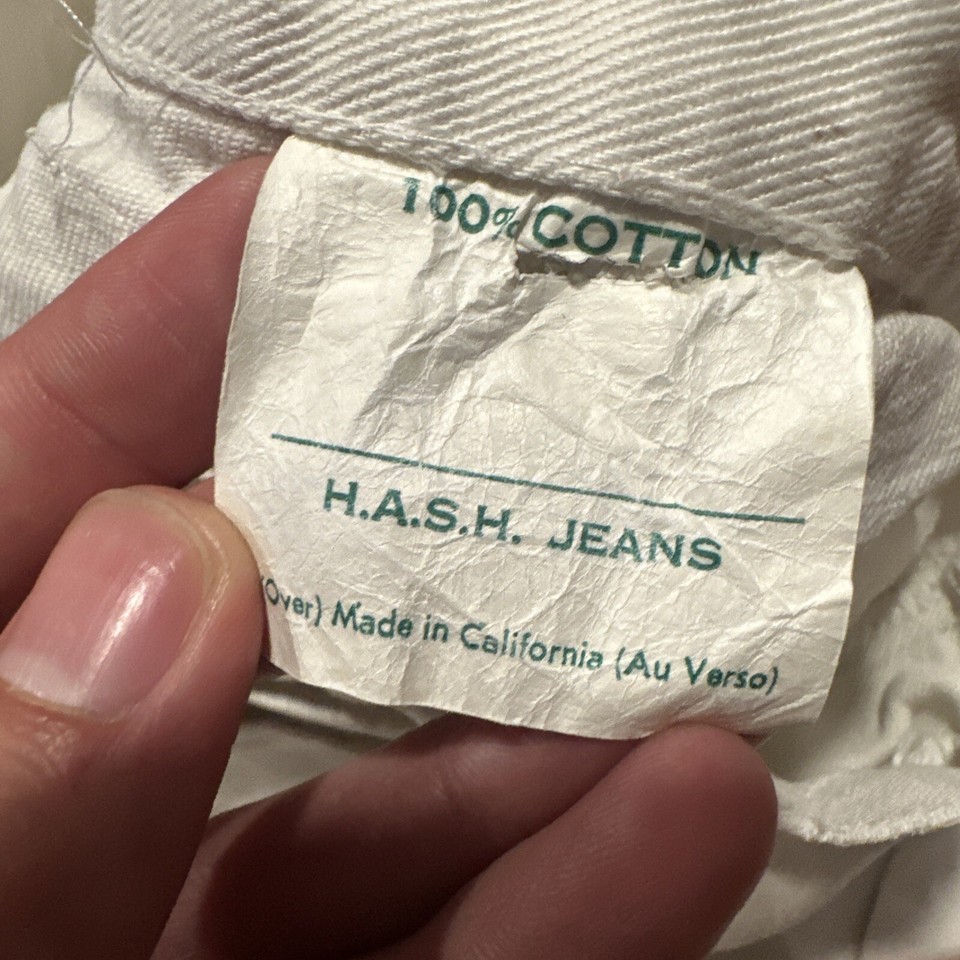 Vintage 70s HASH Jeans Buckle back Bell Bottoms 27x33 | eBay