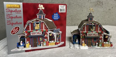 COUNTRY BARN GIFT SHOP Store New LEMAX Holiday Village 35536 RARE ...