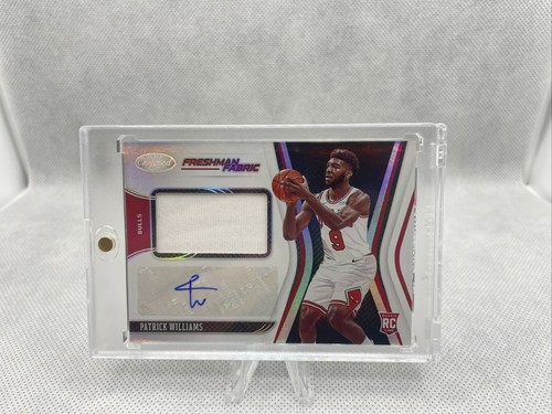 2021 Panini Certified Patrick Williams Freshman Fabric Auto Patch ...