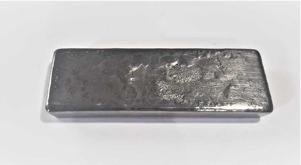1 Kilo .999 Fine Lead Bullion Bar - Hand Poured & Stamped - Grimm ...