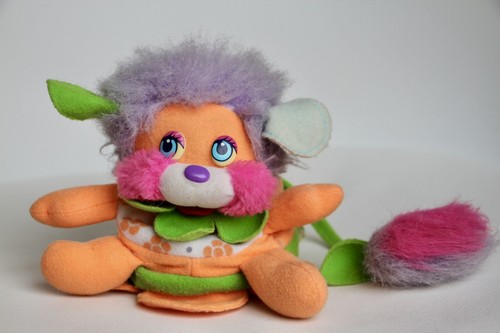 Popples Orange Purple Flower 5 inch Plush Mini Popple 1988 Reversable ...