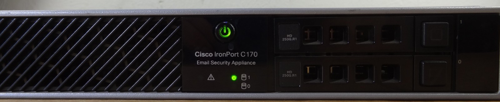 CISCO IRONPORT C170 V02 EMAIL SECURITY APPLIANCEW/ 1X 250GB HDD ...