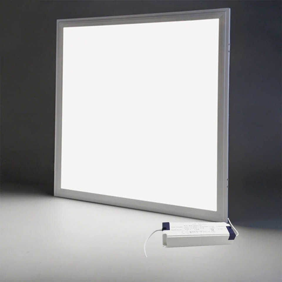 48W 600X600 LED Panel Light Suspended Ceiling Square Tile Grid 65K ...