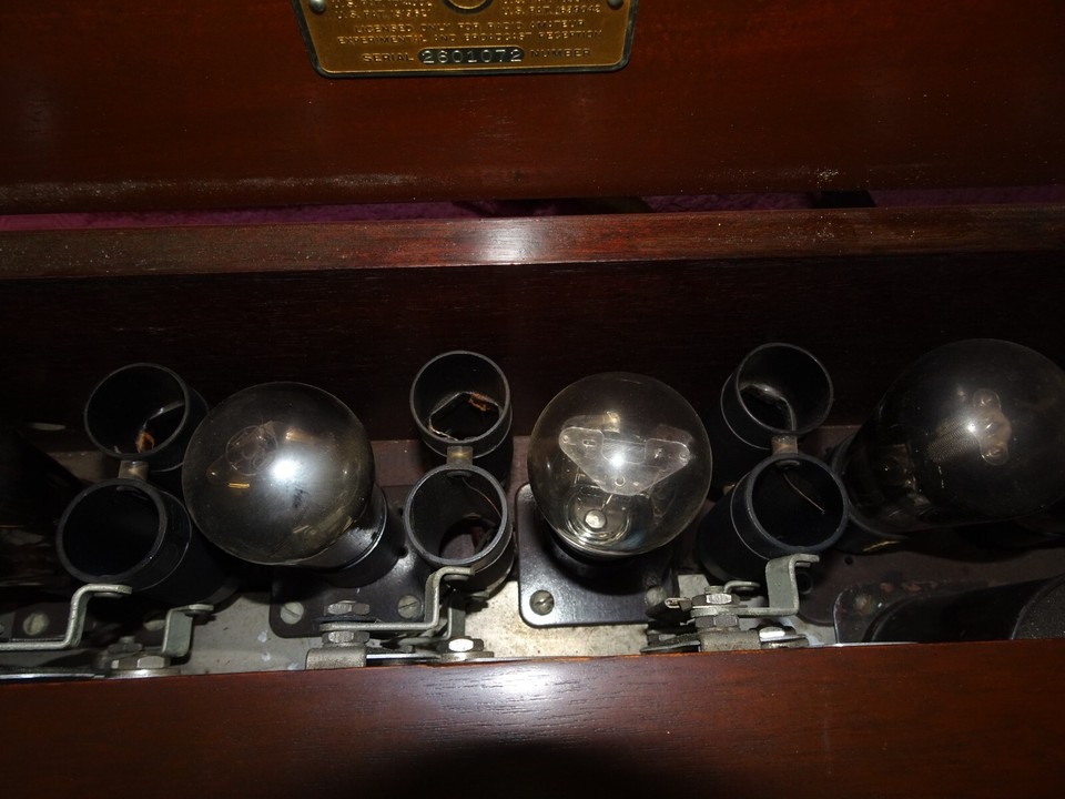 Atwater Kent Tube Radio Receiver Set Model 36 AC Vintage 1927 Six Tubes ...