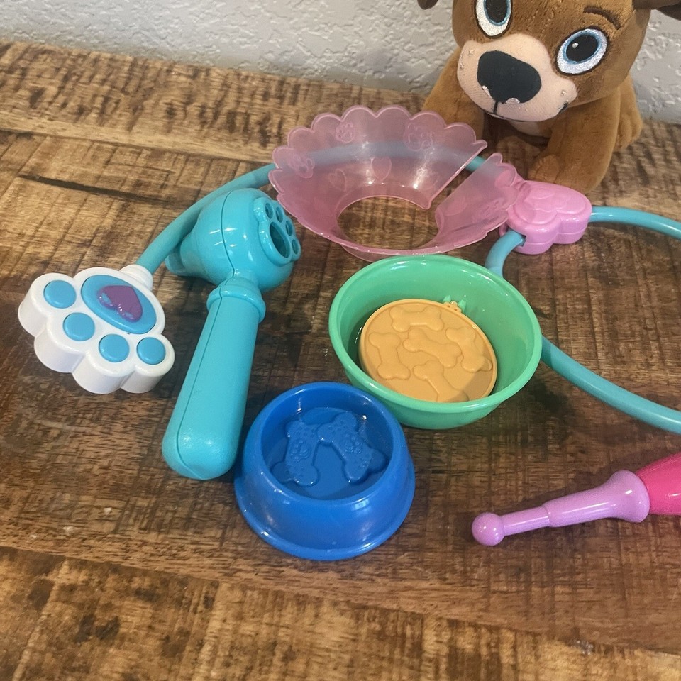 Just Play Toy Hospital Plush Dog And Accessories doctor vet kit | eBay