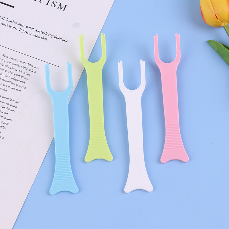 Dental Floss Holder Aid Oral Hygiene Toothpicks Holder Teeth Cleaning ...