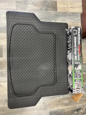 WeatherTech Universal Rear Cargo Rubber Liner Mat (Trim To Fit) Black ...