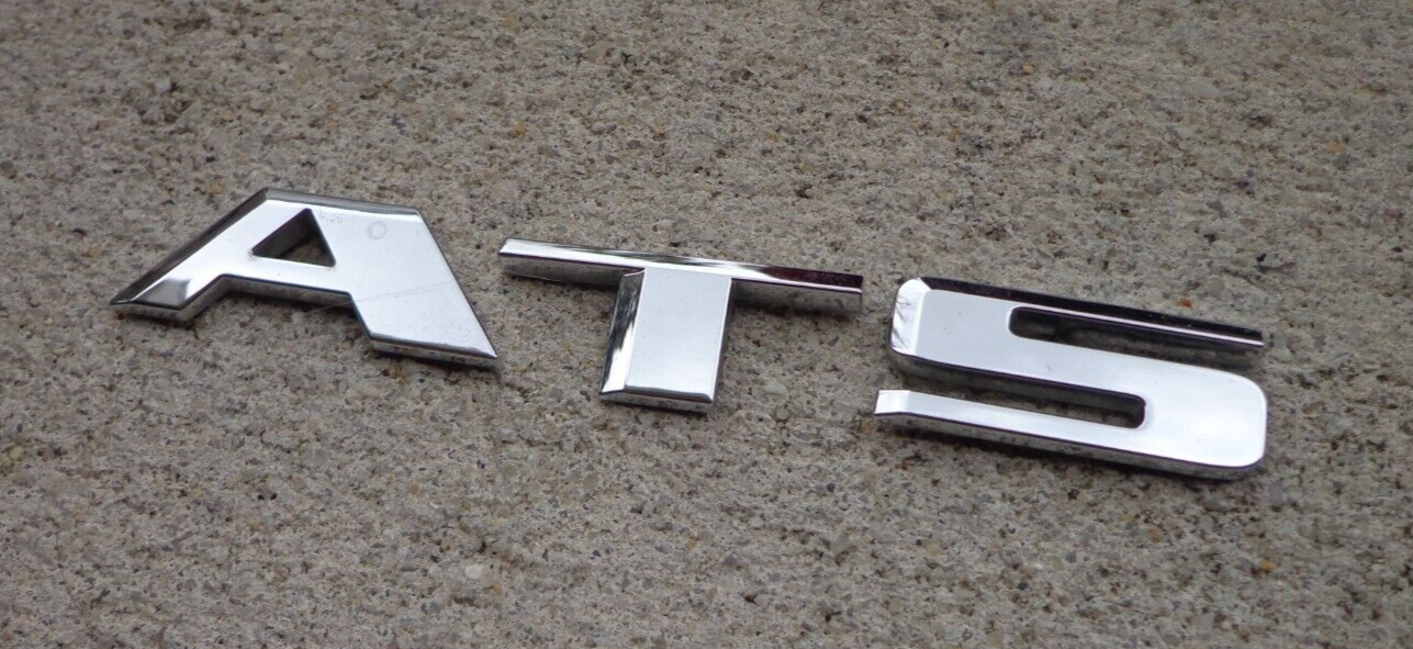 Cadillac ATS Emblem Letters Badge Trunk Logo Rear Hatch Door | Genuine ...