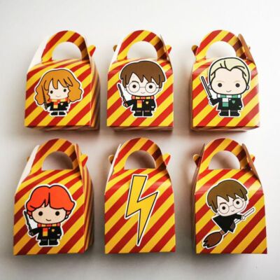 Harry Potter Party Candy Lolly Gift Box 6 Pack Harry Potter Party ...