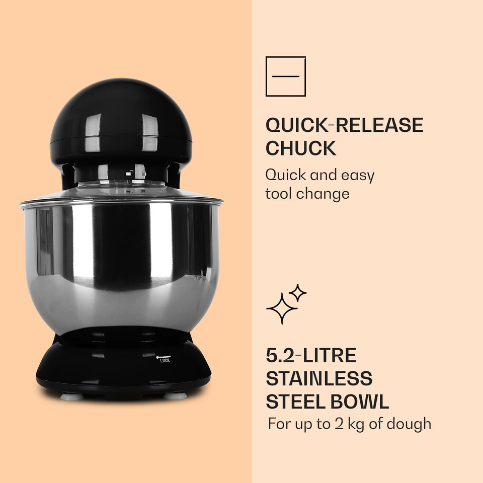 Food Processor Stand Mixer Kitchen Machine Kneading 5 L Bowl 1200W 6 ...