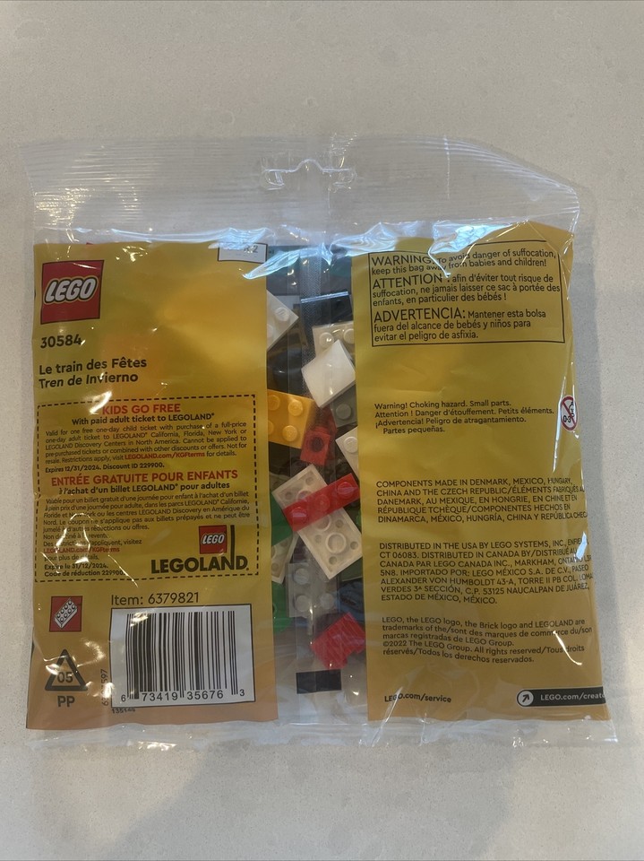 LEGO CREATOR 30584 Winter Holiday Train, Polybag Christmas Train ...