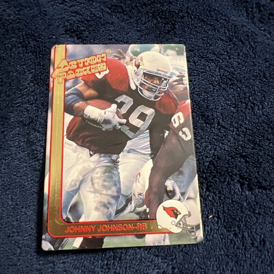 1991 Action Packed NFLPA MDA Awards /5000 #13 Johnny Johnson Phoenix ...