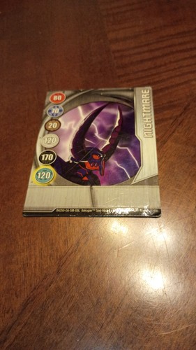 Bakugan Series 4 Nightmare BA250 Spin Master 2008 Sega 7/48c Battle ...