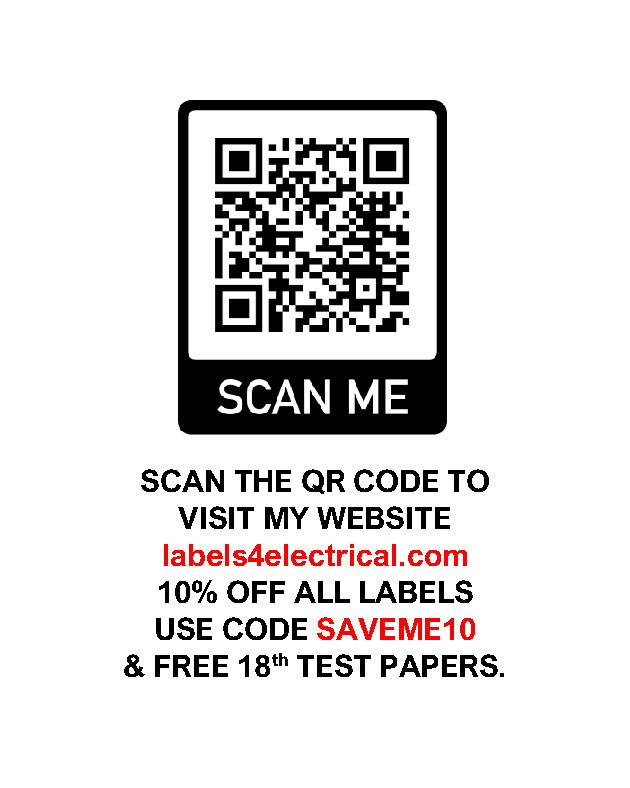 18th Edition ELECTRICAL PRECUT PAGE MARKERS TABS LABELS IET BS7671 ON ...