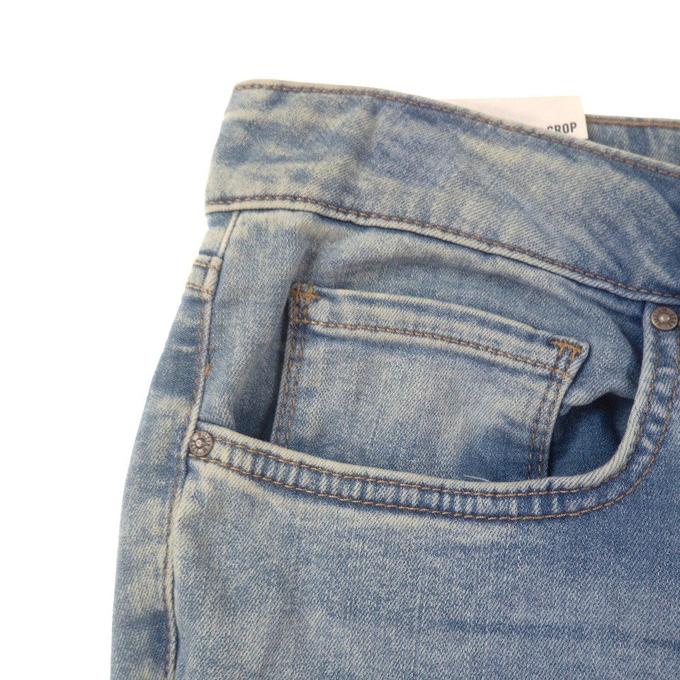 William Rast High Rise Crop Blue Jeans Womens Plus 22W Cut-Offs $99.50 ...
