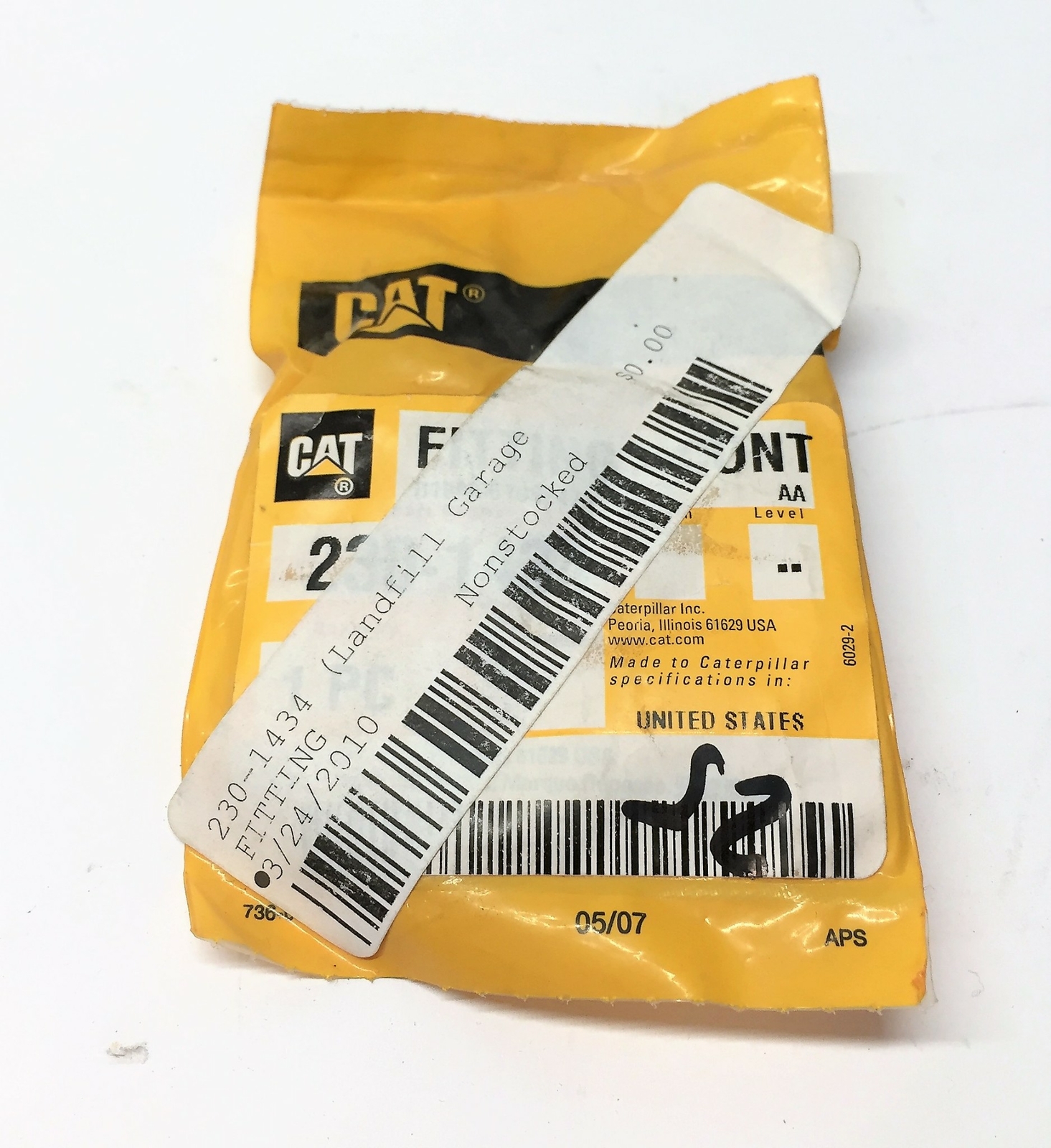 Caterpillar CAT Fitting 230-1434 NOS | eBay