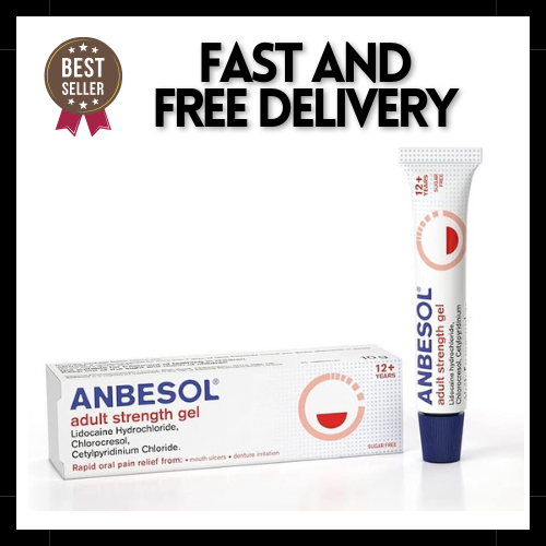 Anbesol Adult Strength Gel for Effective Oral Pain Relief from Mouth ...