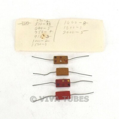 Vintage Lot of 79 El-Menco Small Mica Capacitors, Various Ratings | eBay