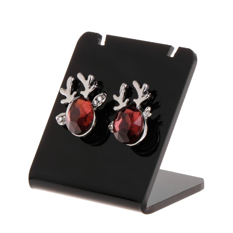 Earrings Shelf L Rectangle Acrylic Professional Ear Stud Jewelry ...