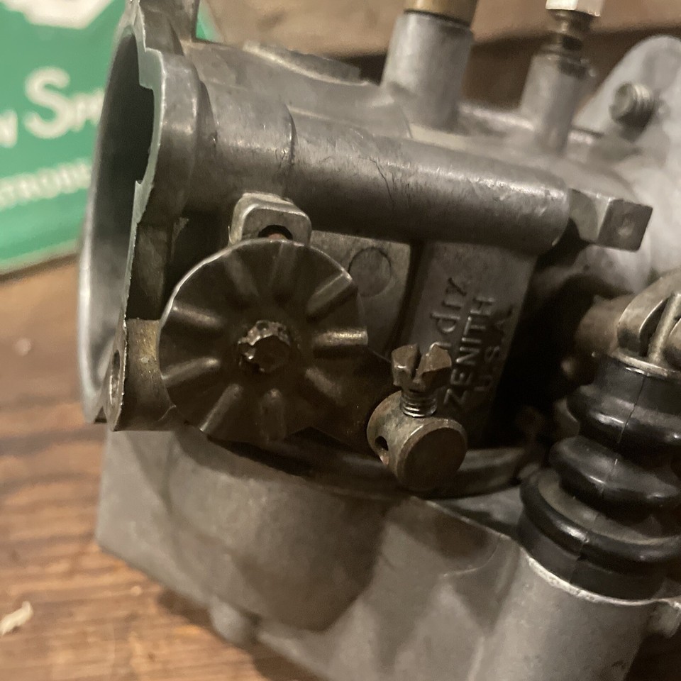 Zenith- Bendix 13478 Chrome Intake Carburetor, 38mm w/ Adjustable Main ...