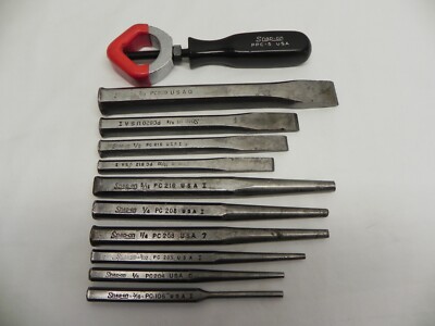 Snap-On 11 Piece Punch & Chisel Set w/ PPC-5 Holder | eBay
