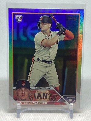 2023 Topps Series 1 Gold Foil #264 Steele Walker Giants Rookie | eBay