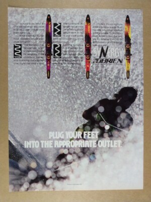 1991 O'Brien Synergy Water Skis vintage print Ad | eBay