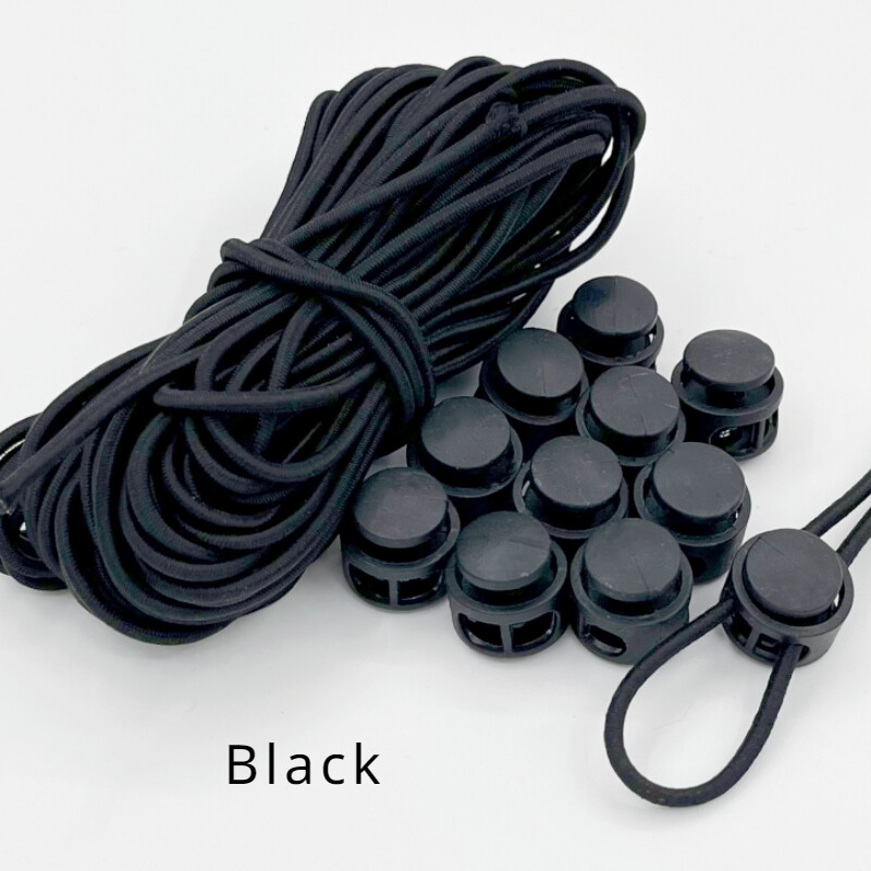 Spring Cord Lock End Stopper Fastener Adjustment Elastic Band ...