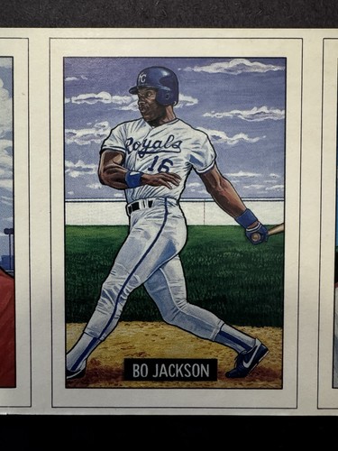 Bo Jackson Eric Davis 1987 Baseball Cards Magazine Repli-Cards Full ...