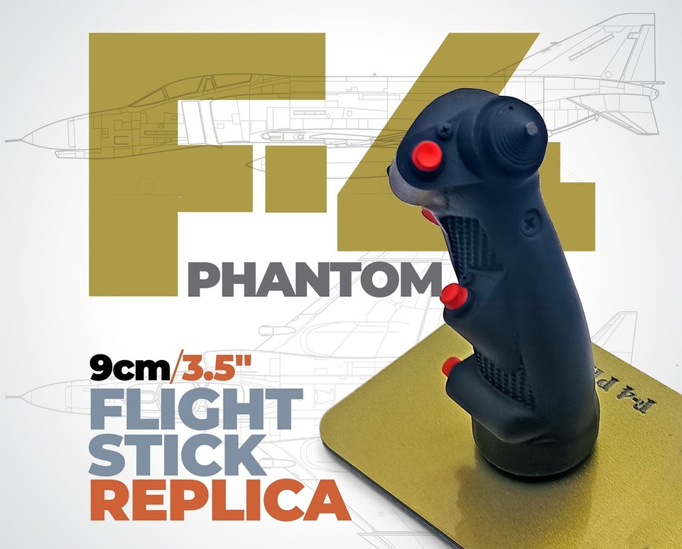F-14 Tomcat miniature flight stick replica scaled F-14 control grip ...