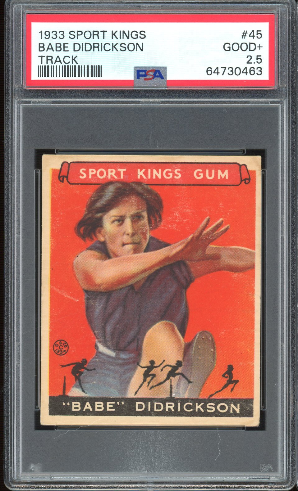 1933 Goudey Sport Kings Gum - #45 Babe Didrikson Zaharias for sale ...