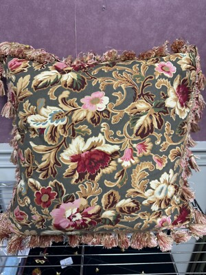 Longaberger Reversible Pillow - Majolica Garden | eBay