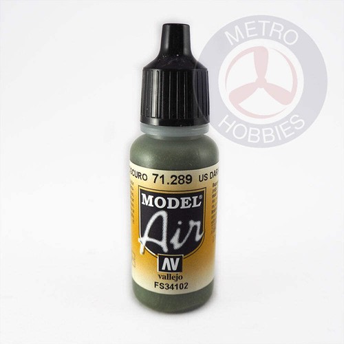 Vallejo 71289 Model Air US Dark Green 17ml Brand New | eBay Australia