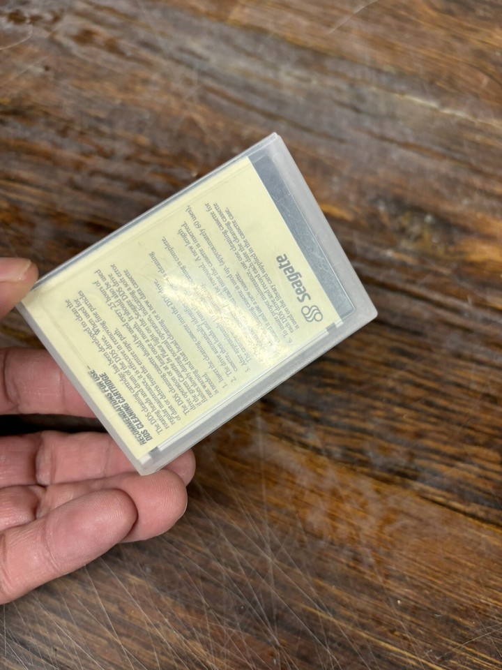 Seagate DAT DDS 4mm Cleaning Tape Cartridge 91301 5 METERS, USED ONCE ...