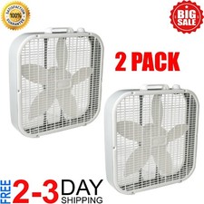 DuraCraft Dw-628 White Window Fan 3 Speed / 2 Fans W/fresh Air/ Exhaust ...